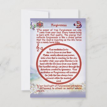 Forgiveness card | Zazzle