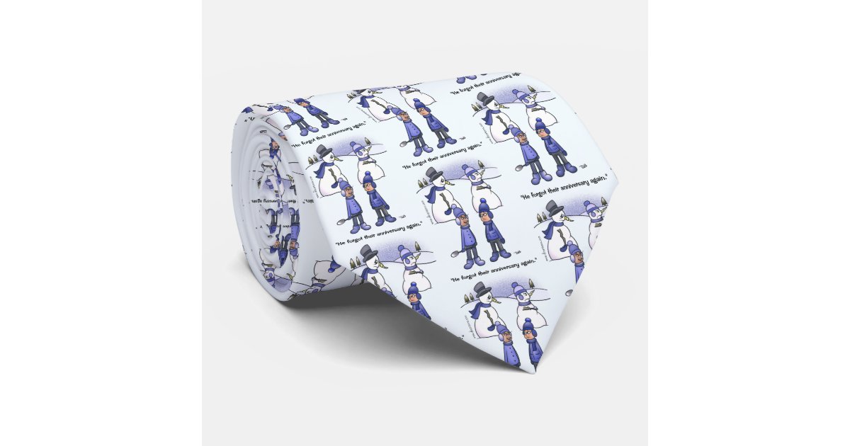Forgotten Anniversary Neck Tie | Zazzle