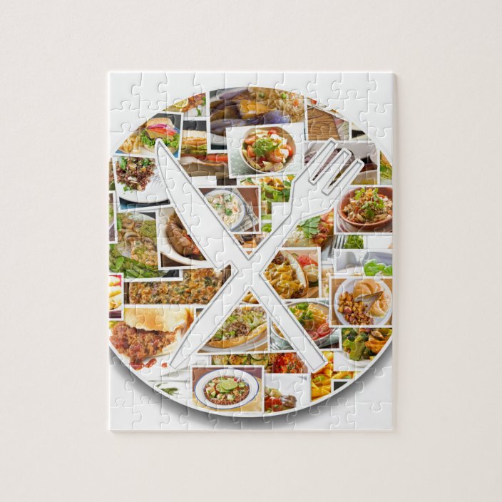 Fork Knife Foods Jigsaw Puzzle | Zazzle