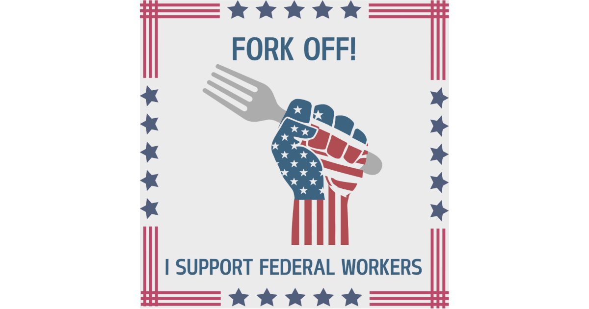 Fork Off Sticker | Zazzle