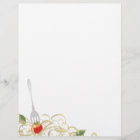spaghetti Italian pasta dinner menu letterhead | Zazzle.com