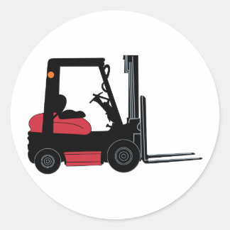 Forklift Stickers | Zazzle