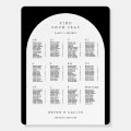 Formal Arch Seating Chart Wedding Reception Sign | Zazzle