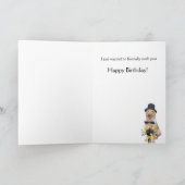 Formal Birthday Wishes Card | Zazzle