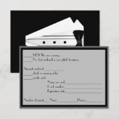Formal Fundraiser Reply RSVP Card | Zazzle