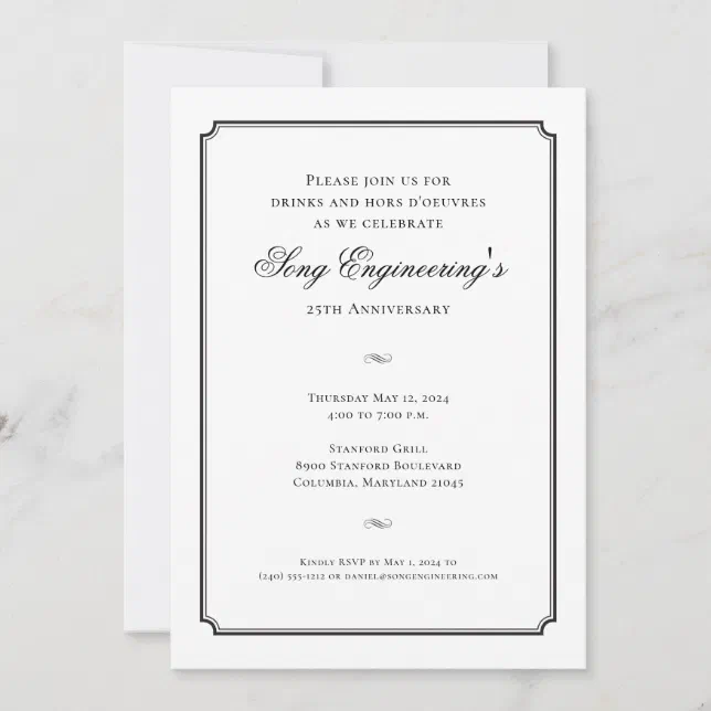 Formal Invitation or Traditional Invite | Zazzle