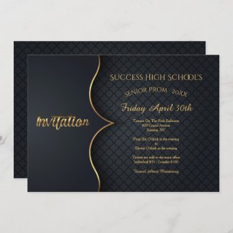Formal Invitation to Prom | Zazzle