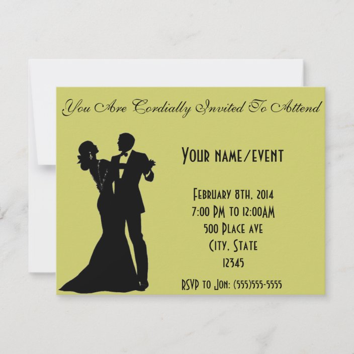 Formal Party Invitation | Zazzle.com