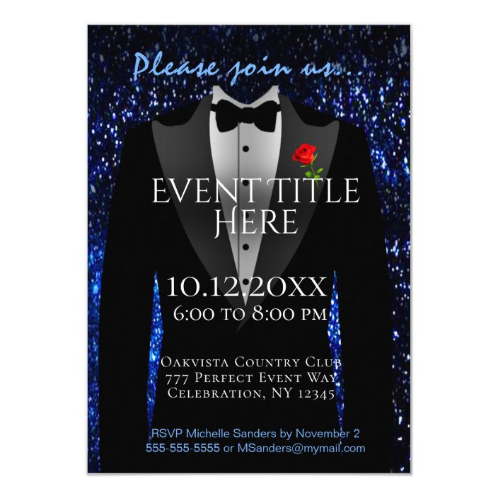 Formal | Tuxedo Invitation | Zazzle.com