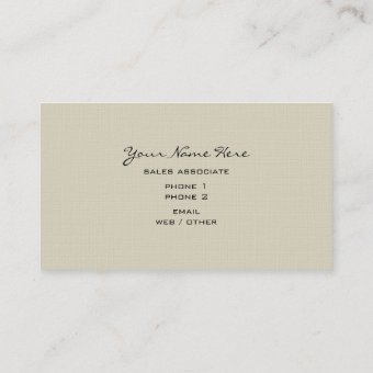 Formal Wear Boutique - Full Wedding Dress Business Card | Zazzle