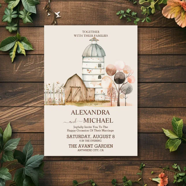 Formal Western Wedding Invitation | Zazzle