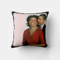 FORMER PRESIDENT OBAMA & MICHELLE THROW PILLOW | Zazzle