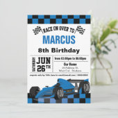Formula 1 Birthday Party Invitation | Zazzle