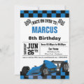 Formula 1 Birthday Party Invitation | Zazzle