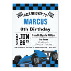 Formula 1 Racing Birthday Party Invitation | Zazzle.com