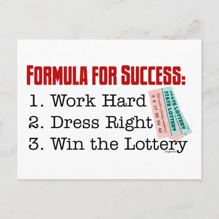 FORMULA FOR SUCCESS POSTCARD | Zazzle