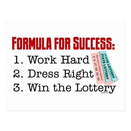 FORMULA FOR SUCCESS POSTCARD | Zazzle.com