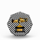 Golden Race Car Trophy Award | Zazzle.com