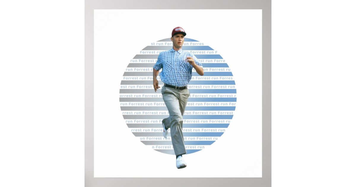 Forrest Gump Running Poster | Zazzle