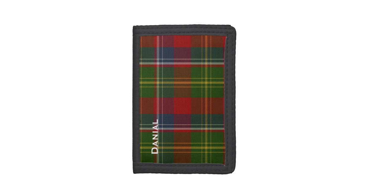 Forrester Tartan Plaid Custom Wallet | Zazzle