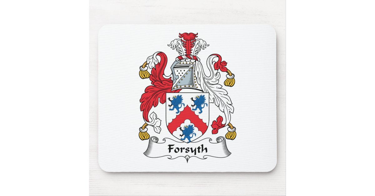 Forsyth Family Crest Mouse Pad | Zazzle