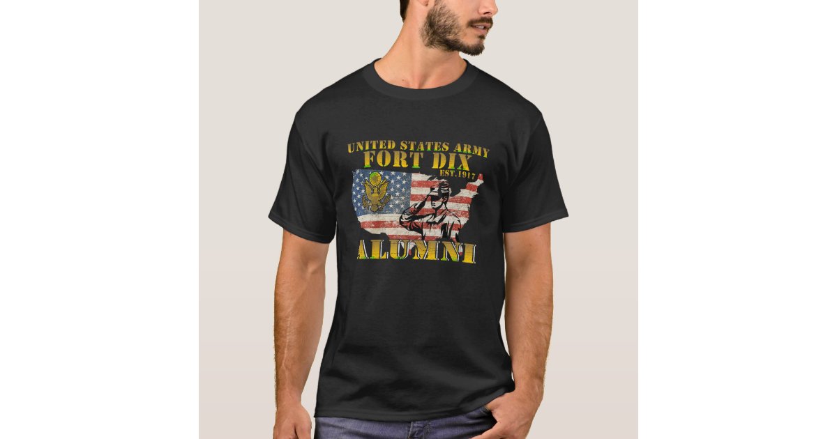 Fort Dix Combat Basic Training New Jersey Nj Alumn T-Shirt | Zazzle