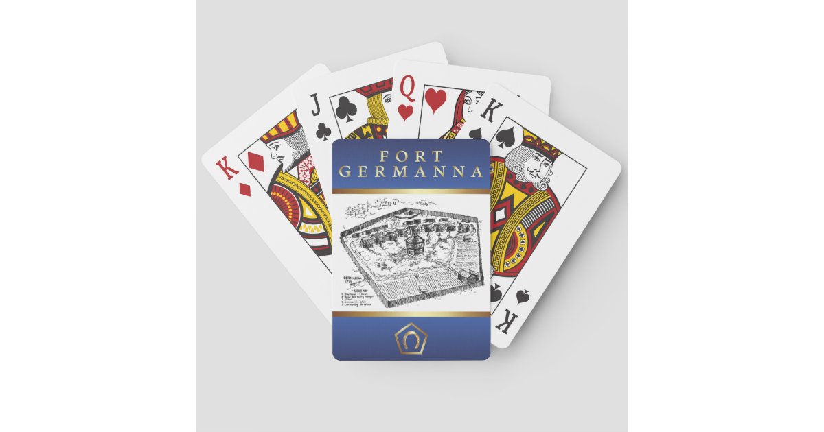 Fort Germanna Playing Cards | Zazzle