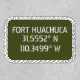 Fort Huachuca Latitude Longitude Patch | Zazzle
