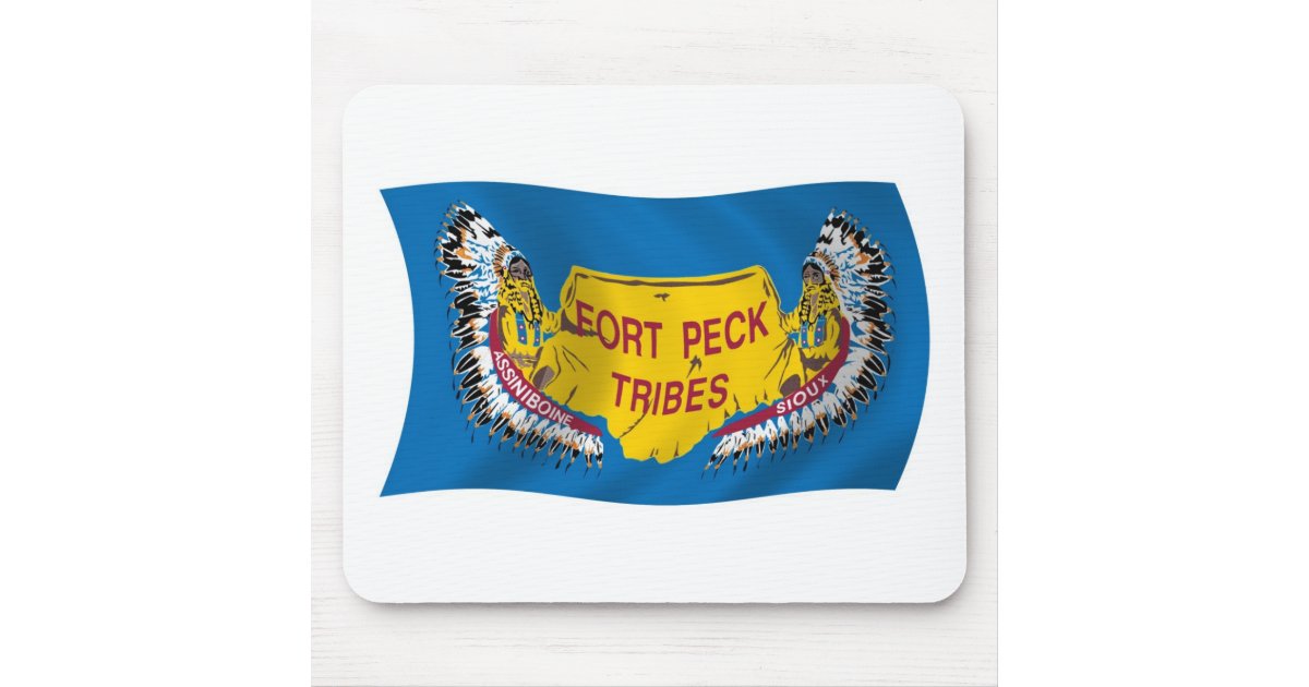 Fort Peck Assiniboine Flag Mousepad | Zazzle