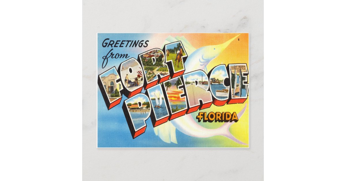 Fort Pierce Florida Postcard | Zazzle