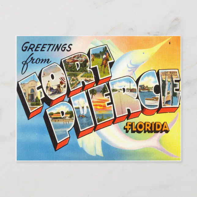 Fort Pierce Florida Postcard | Zazzle