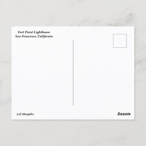 Fort Point Lighthouse Postcard | Zazzle
