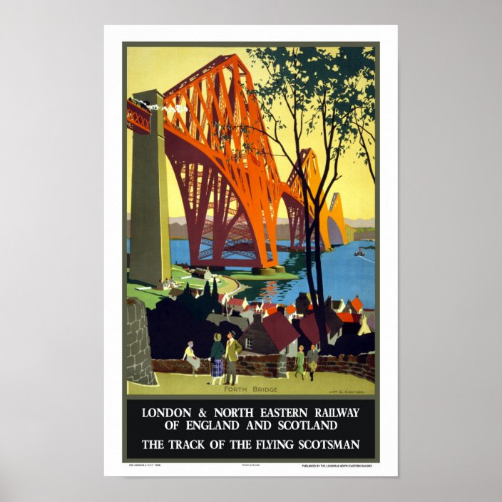 Forth Bridge- Scotland Poster | Zazzle.com