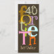 Fortieth Birthday Party Invitations | Zazzle