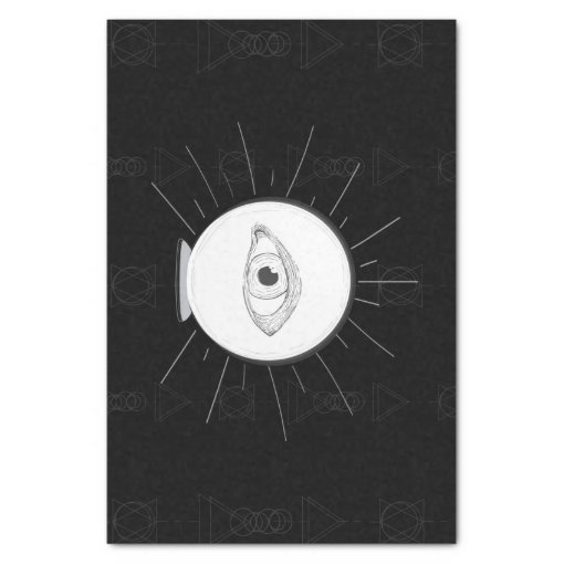 Fortune Teller Eye Seer Esoteric Crystal Ball Tissue Paper | Zazzle