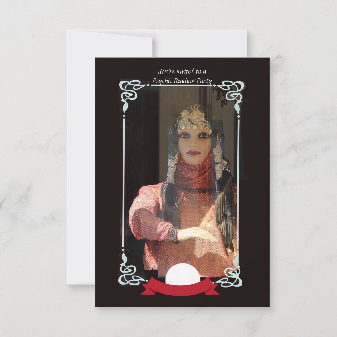 Fortune Teller Invitation | Zazzle