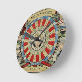 **FORTUNE-TELLER'S VINTAGE WHEEL** CLOCK | Zazzle