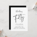 Forty invitation | Zazzle