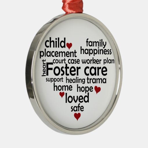 Foster Care Metal Ornament | Zazzle