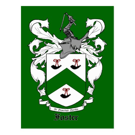Foster Family Crest Postcard | Zazzle.com