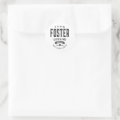 Foster Lifetime Member Personalized Name Foster Classic Round Sticker ...