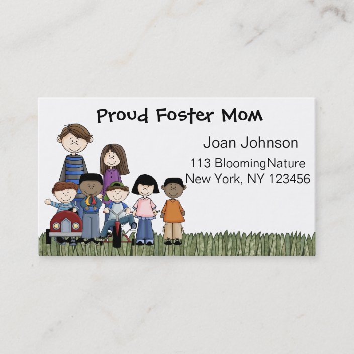 foster parent business cards | Zazzle.com