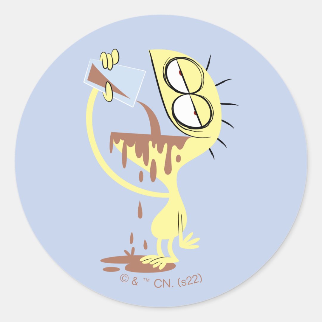 Foster's Home for Imaginary Friends | Cheese Classic Round Sticker | Zazzle