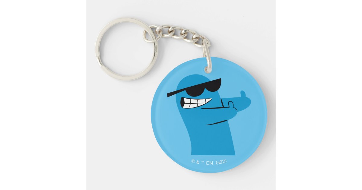 Foster's Home for Imaginary Friends | Cool Bloo Keychain | Zazzle
