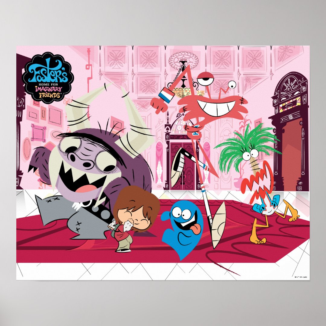 Fosters Home For Imaginary Friends Dancing Poster Zazzle