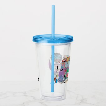 Foster's Home for Imaginary Friends | School Bus Acrylic Tumbler | Zazzle