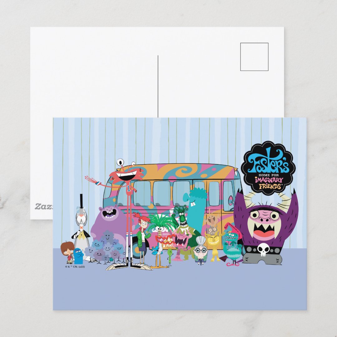 Foster's Home for Imaginary Friends | School Bus Postcard | Zazzle