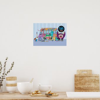Foster's Home for Imaginary Friends | School Bus Poster | Zazzle