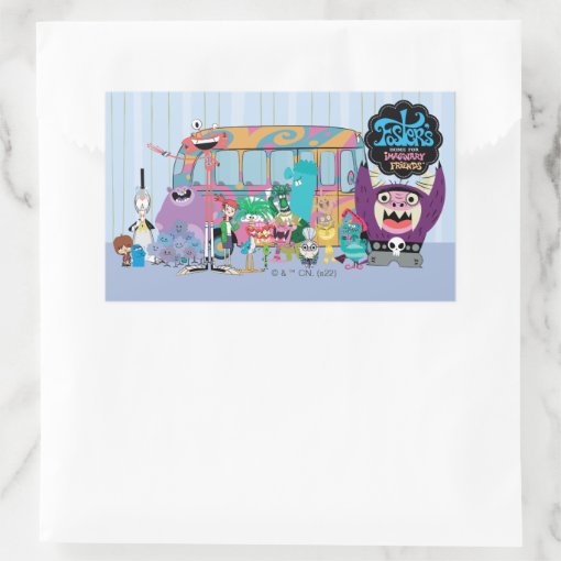 Foster's Home for Imaginary Friends | School Bus Rectangular Sticker ...