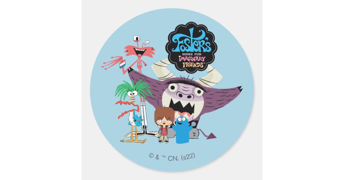Foster's Home for Imaginary Friends | Welcome Classic Round Sticker ...